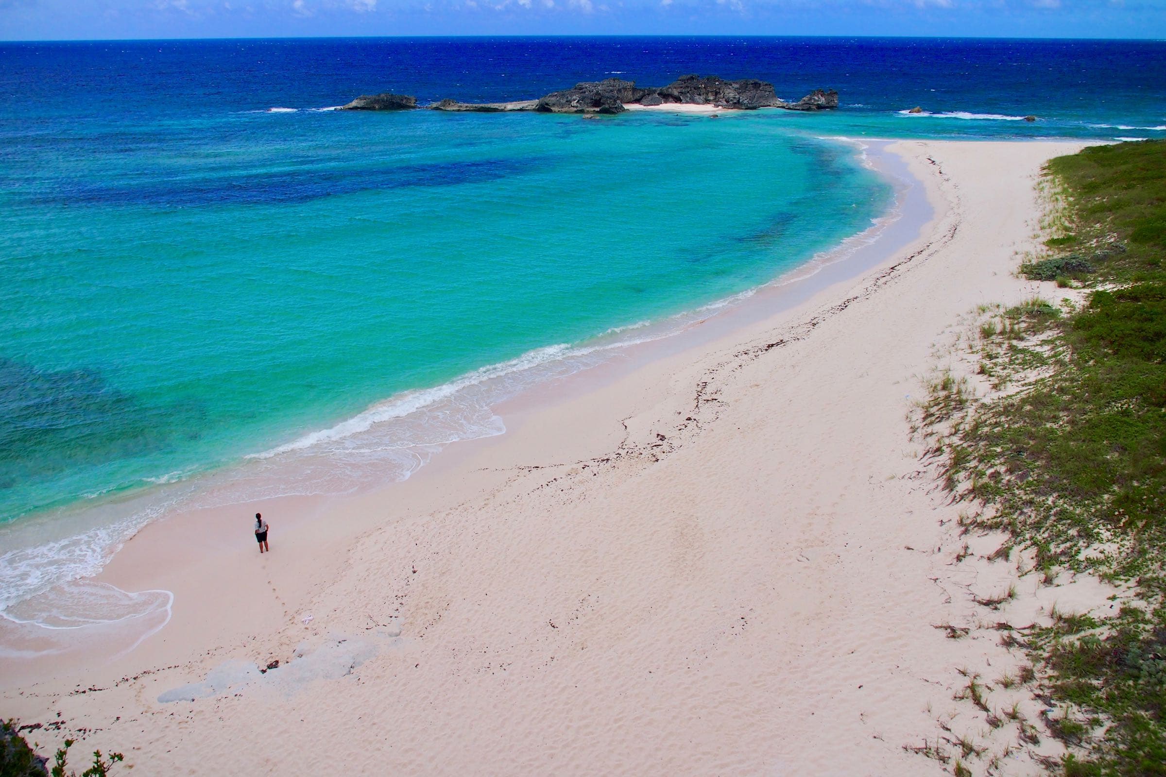 Marveling at Mudjin Harbour in Middle Caicos, Turks and Caicos